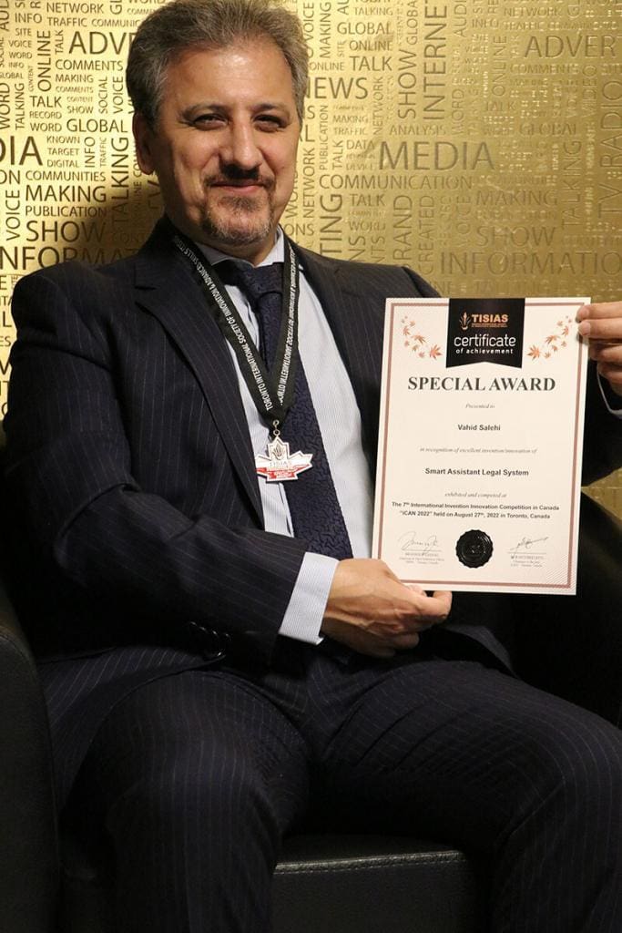 Smart Assistant Legal System, Vahid Salehi & Azadeh Najafi