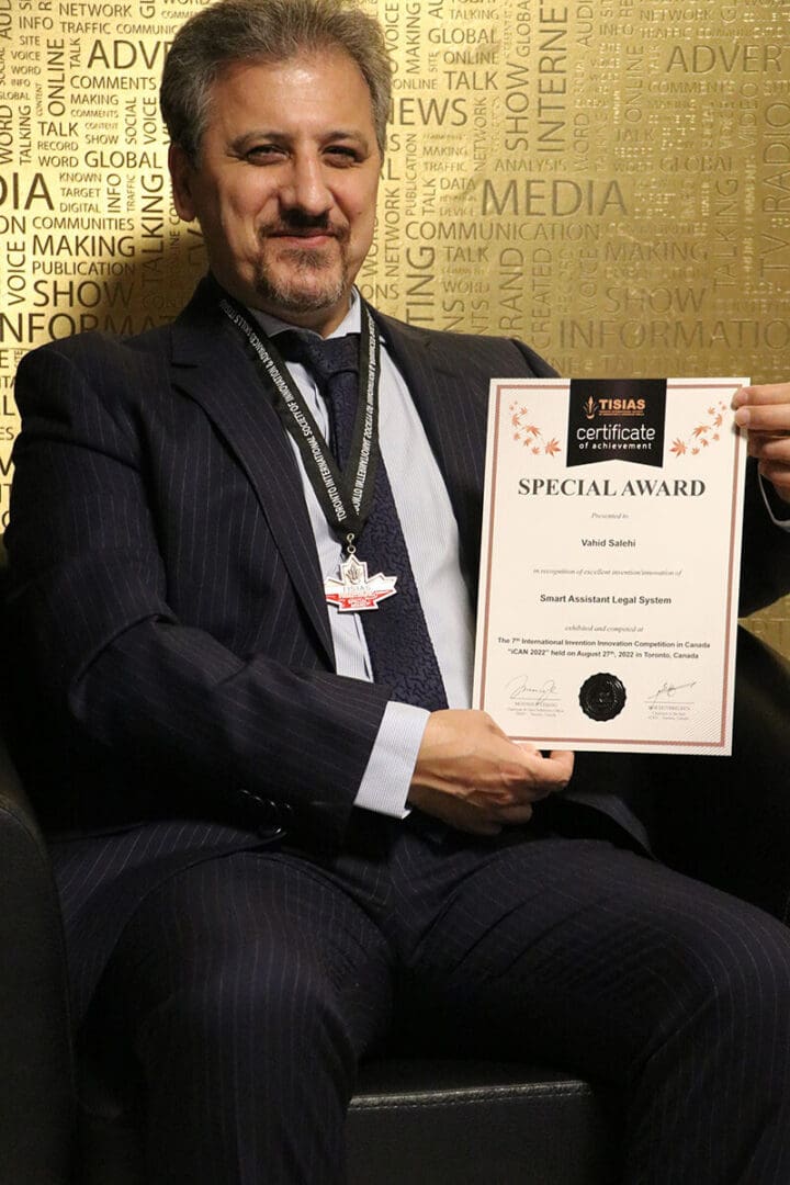 Smart Assistant Legal System, Vahid Salehi & Azadeh Najafi