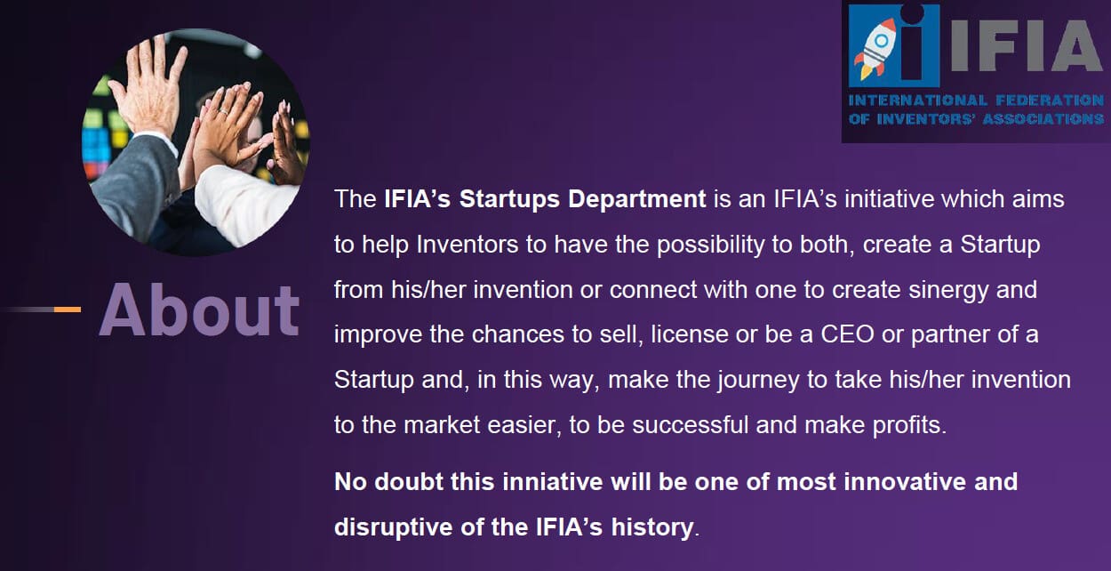 IFIA startups Department
