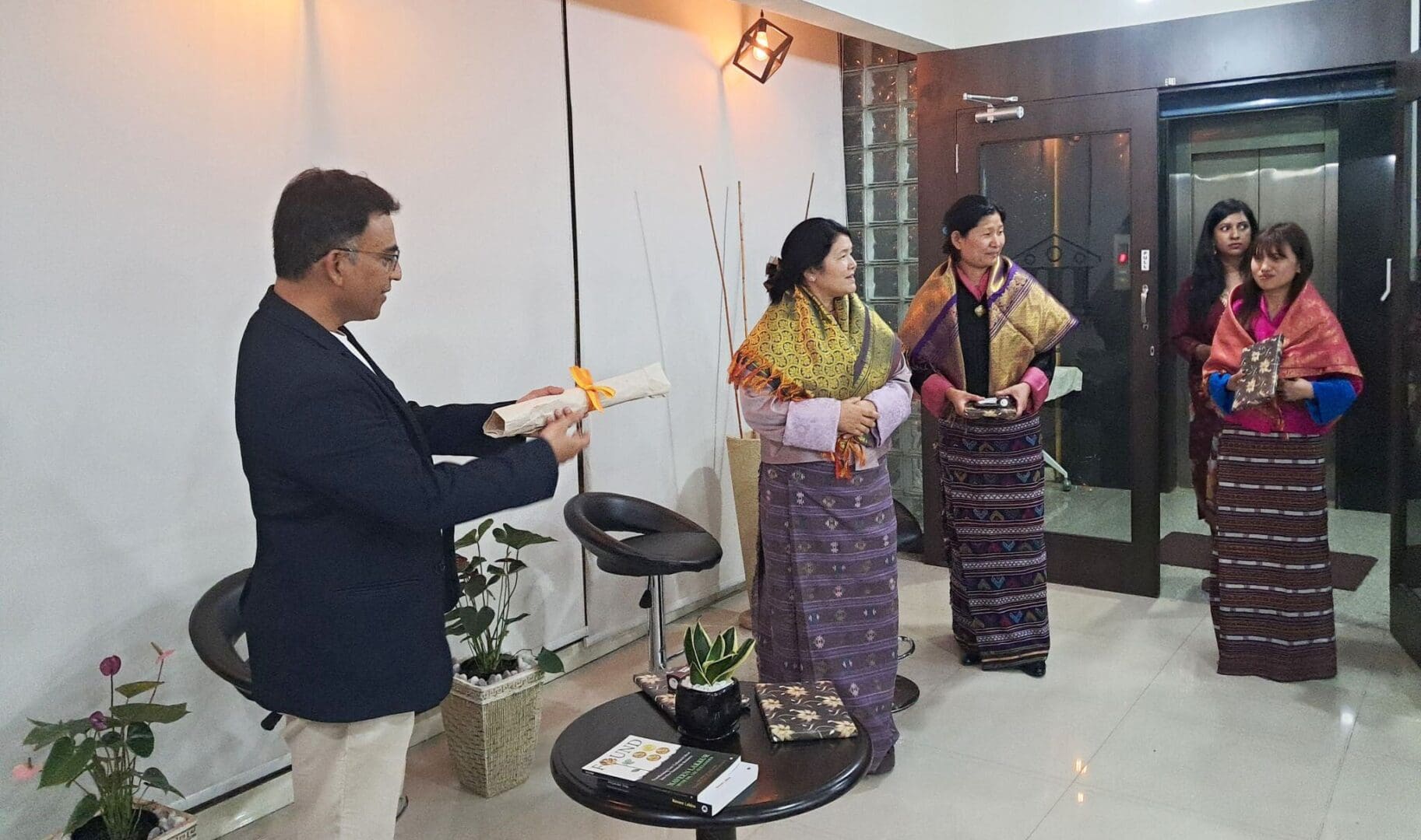 Ifia Bharat Hosted The Bhutanese Delegation